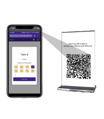 Elevate your Dine-In Delight with Self-Serve Dine-In Ordering (QR Code)